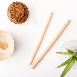 100 X BAMBEW Bamboo Straws. Handmade by Artisans in Vietnam From 100% ...