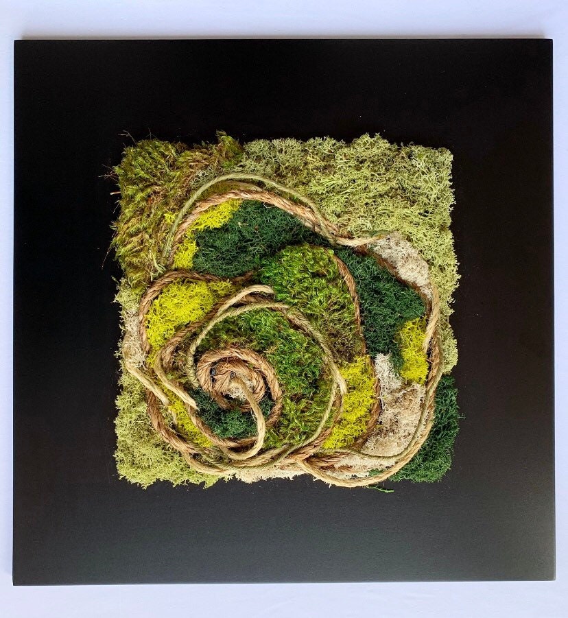 4 Moss Art Set - Etsy