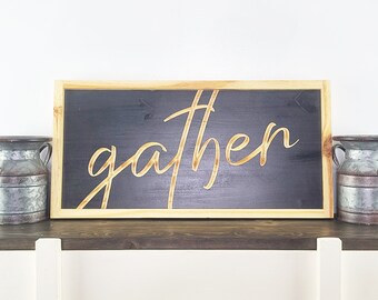 Farmhouse Gather Stencil Gather Sign Stencil Mylar Reusable - Etsy