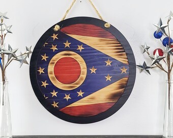 Ohio State Round Signs - Etsy