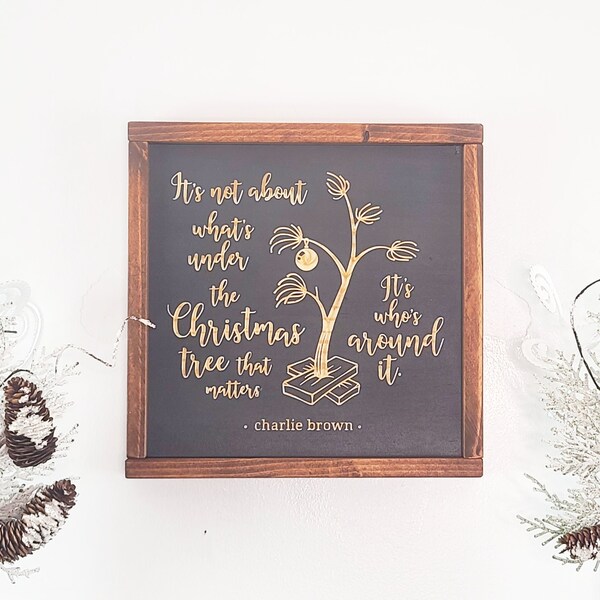Charlie Brown Christmas Sign - Etsy