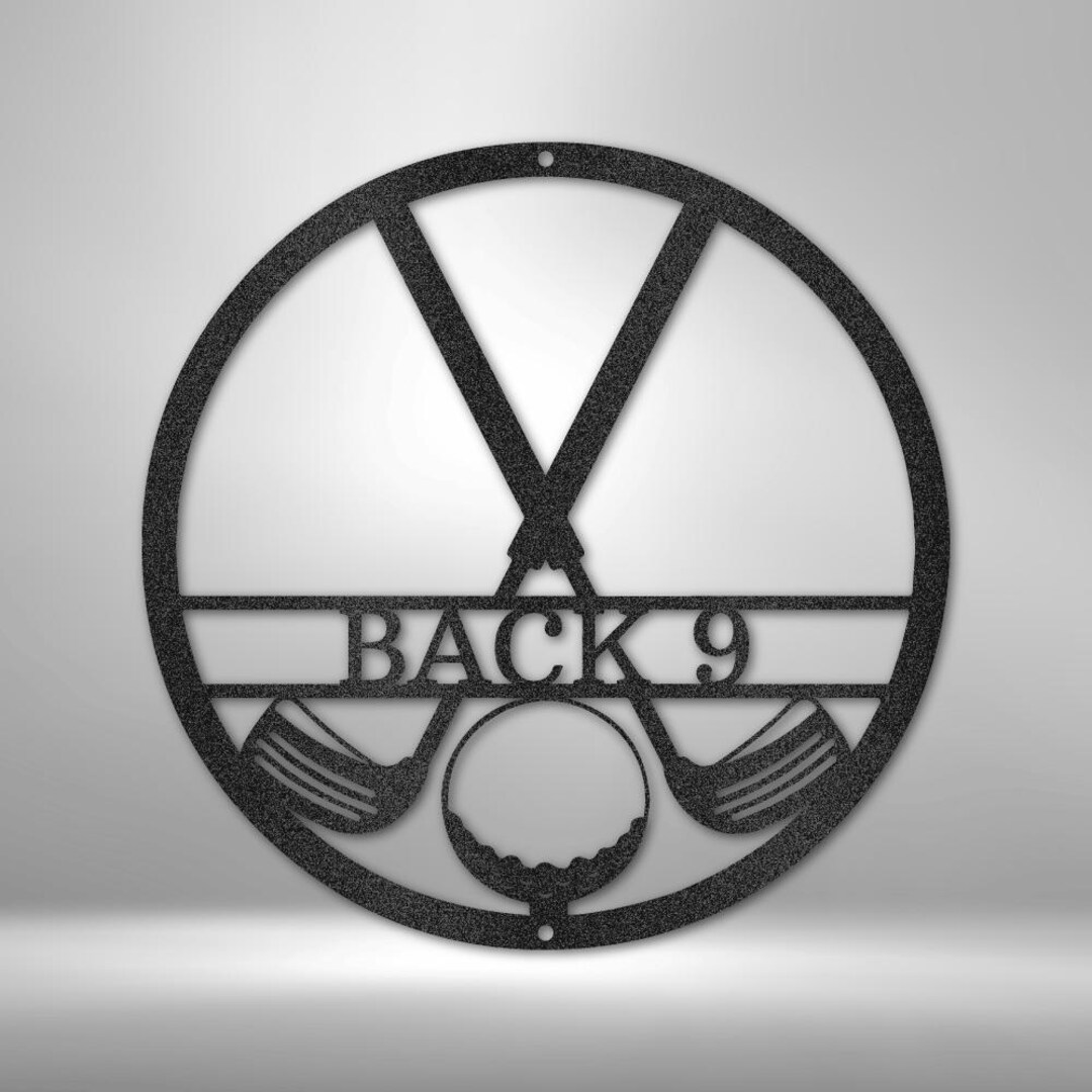 Custom Golf Club Metal Monogram Wall Sign SS146 - Etsy