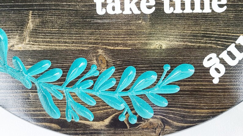 Beautiful Things Take Time Wooden Sign - Etsy