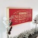 Rustic Gingerbread Bakery Sign Wood Mrs Claus Bakery Sign - Etsy