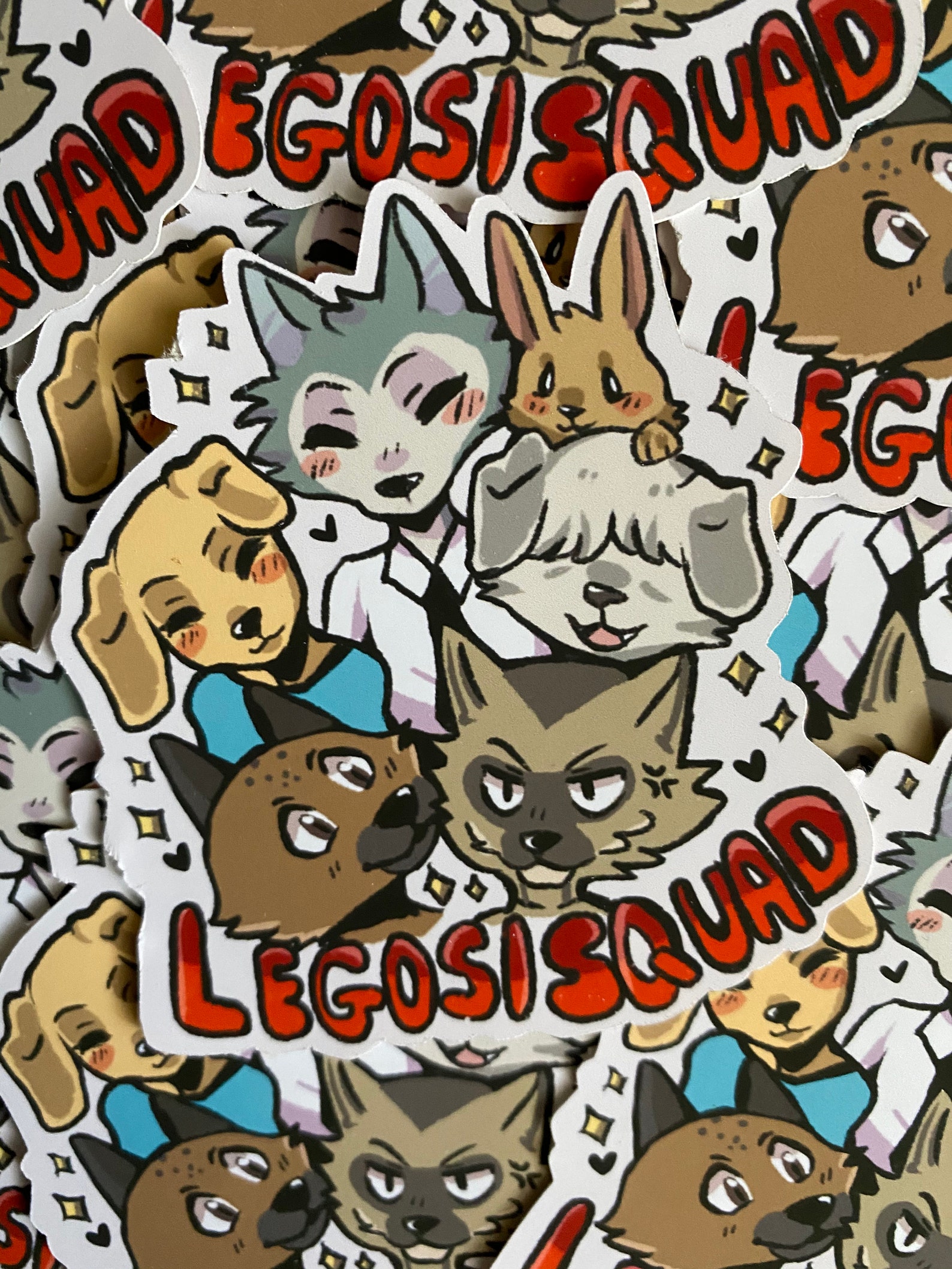 Beastars Room 701 Legosi Squad - Etsy Australia