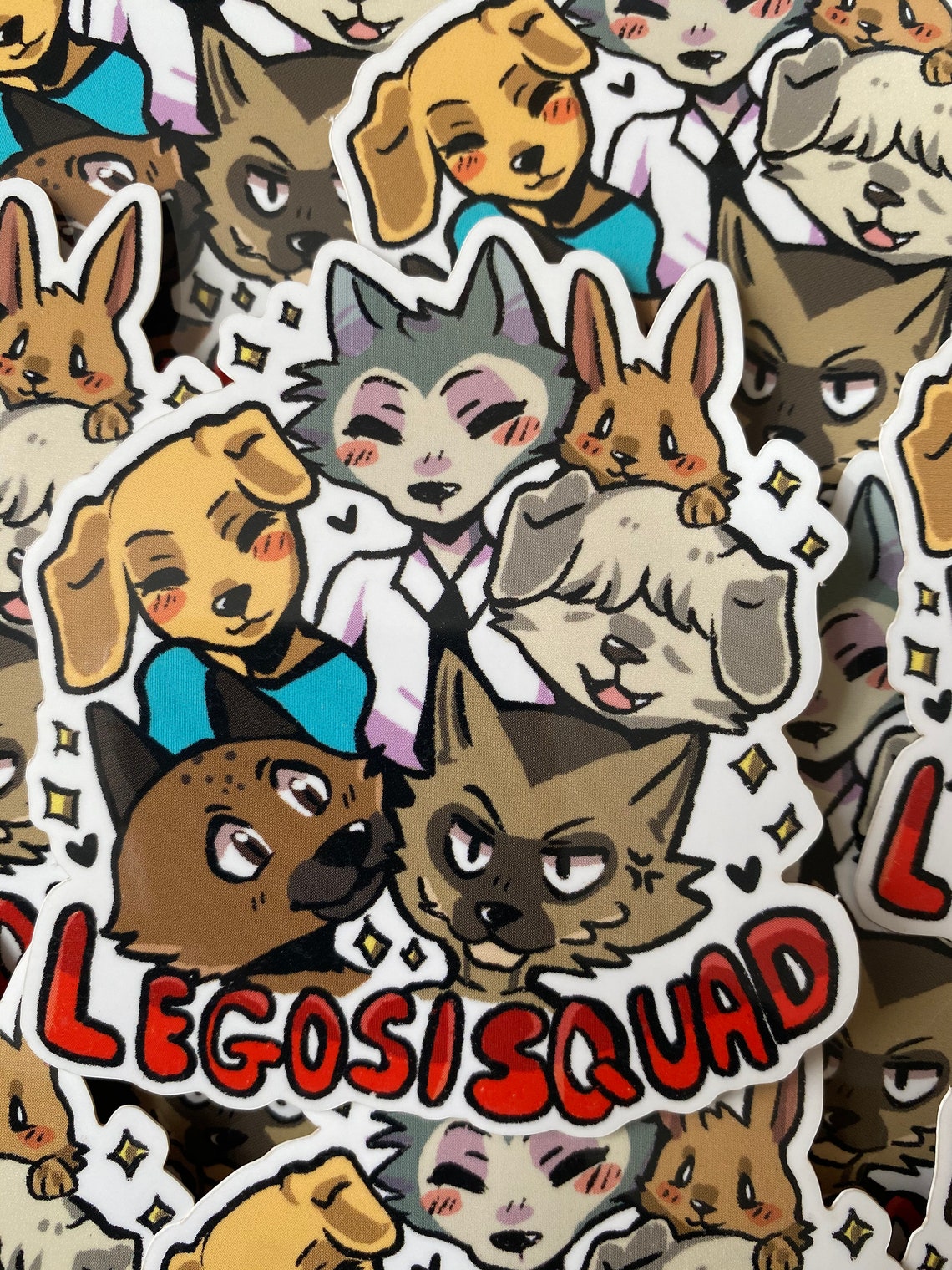 Beastars Room 701 Legosi Squad | Etsy