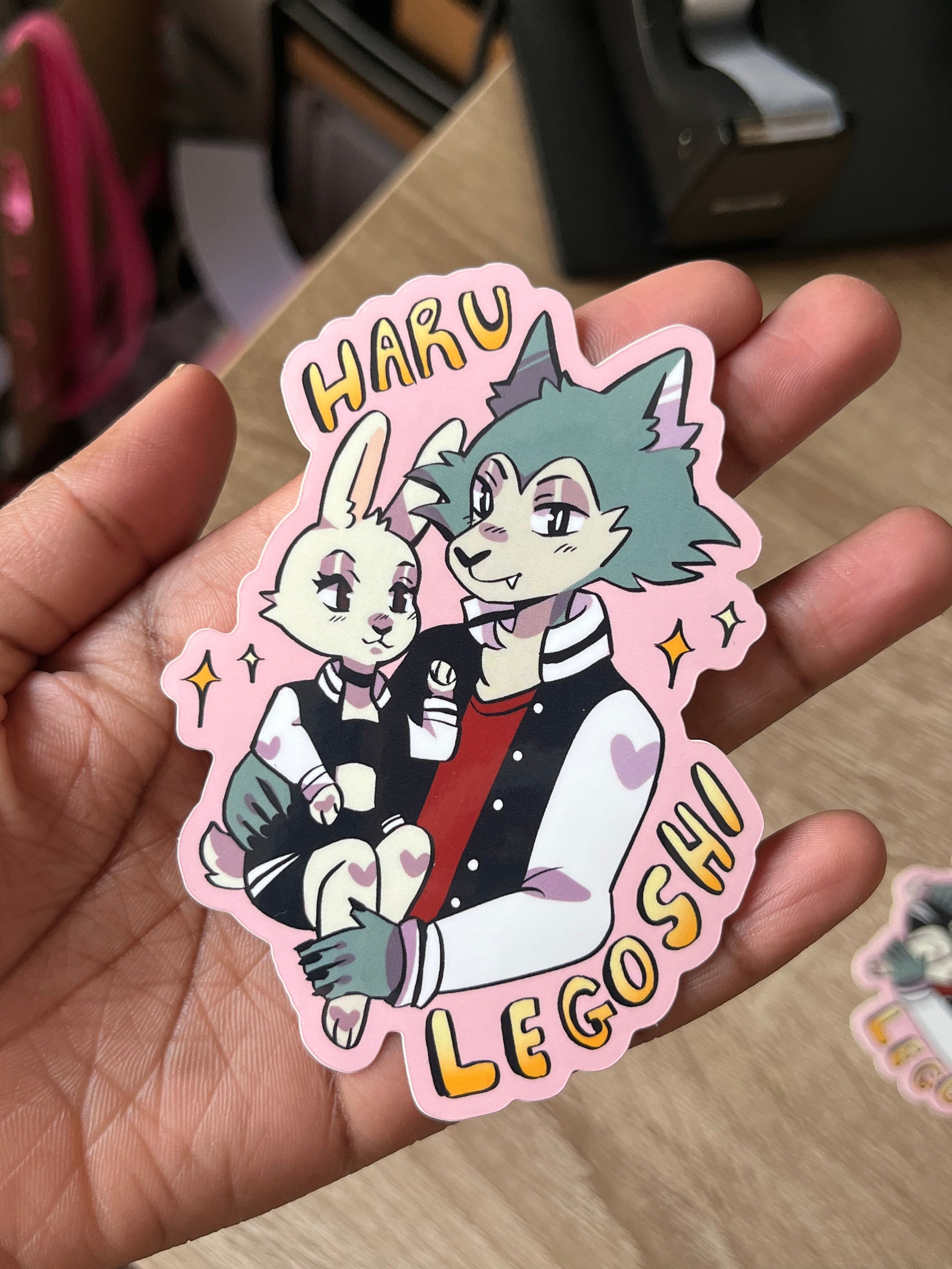 Beastars Legoshi and Haru Vinyl Sticker - Etsy