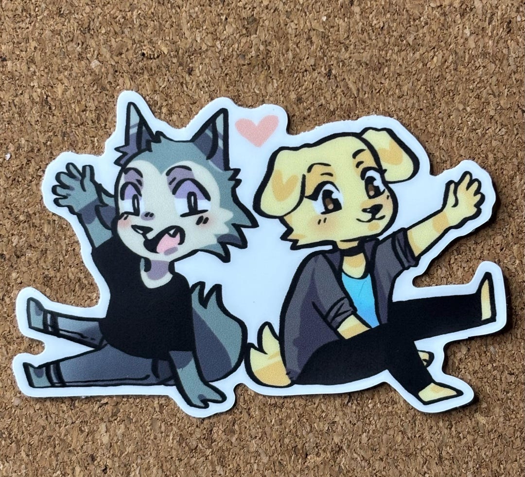 Beastars Legoshi X Jack Sticker - Etsy