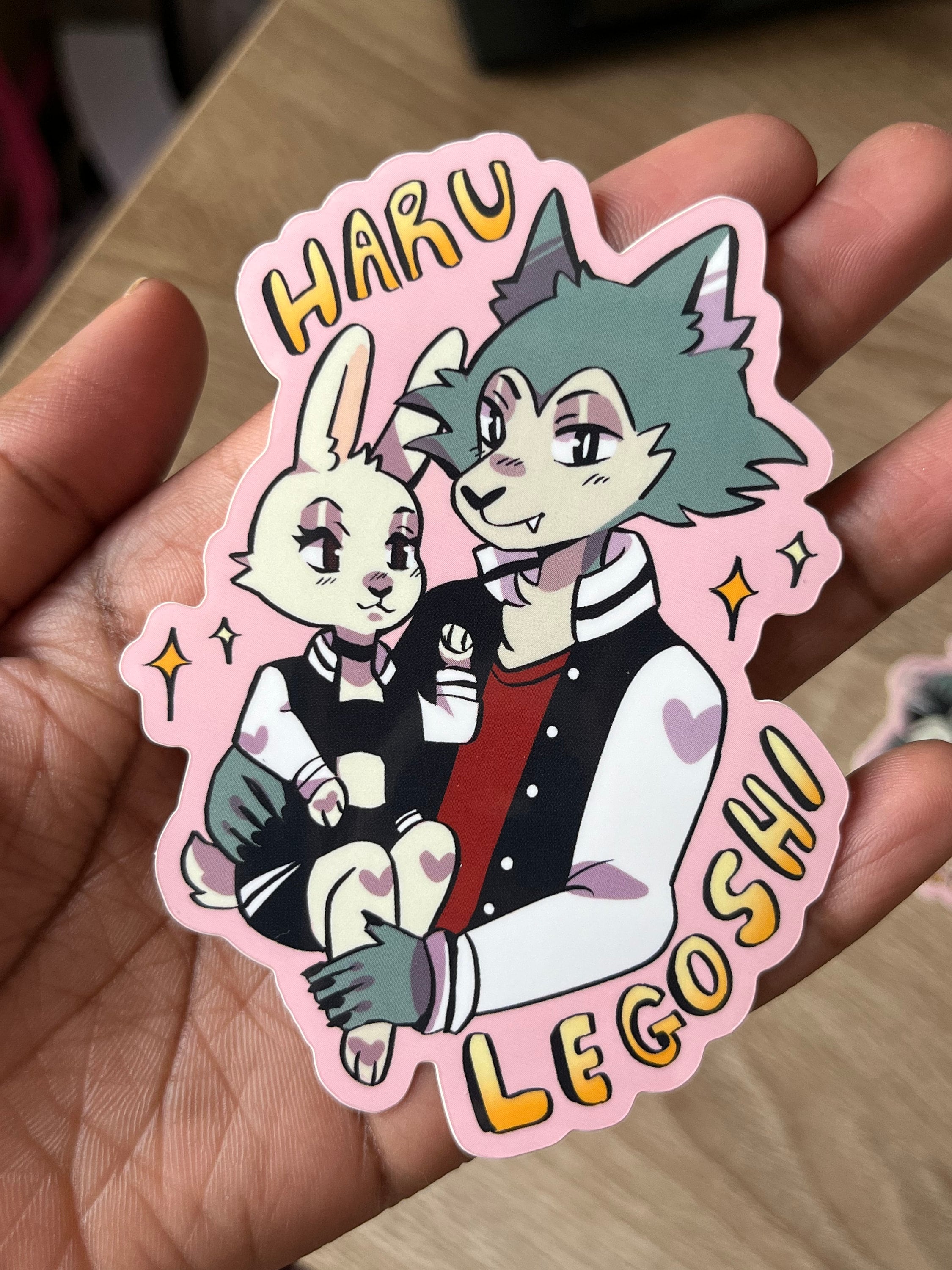 Beastars Legoshi and Haru Vinyl Sticker - Etsy