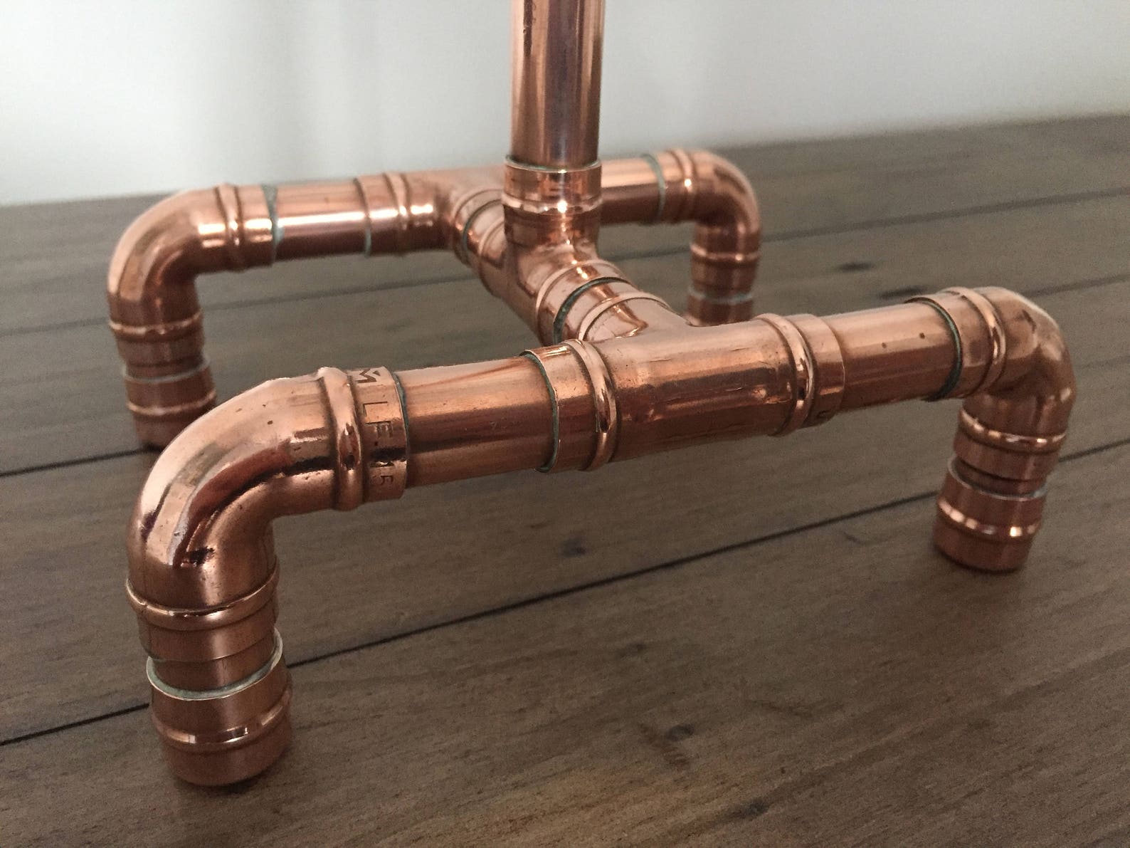 Industrial Copper Pipe and Brass Toilet Roll and Kitchen Roll | Etsy