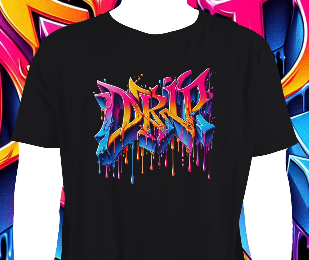 Drip Coalition – Rainbow Wild Drip Shirt - Etsy