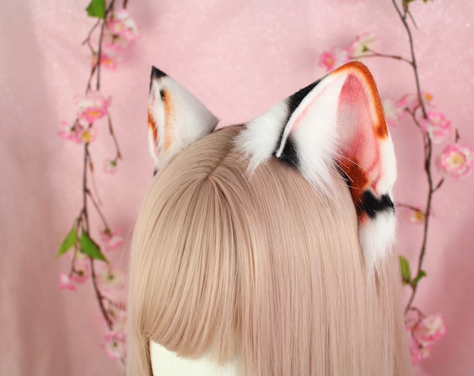 Calico Realistic Cat Ears Headband - Etsy