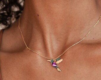 Rose Gold Hummingbird - Etsy