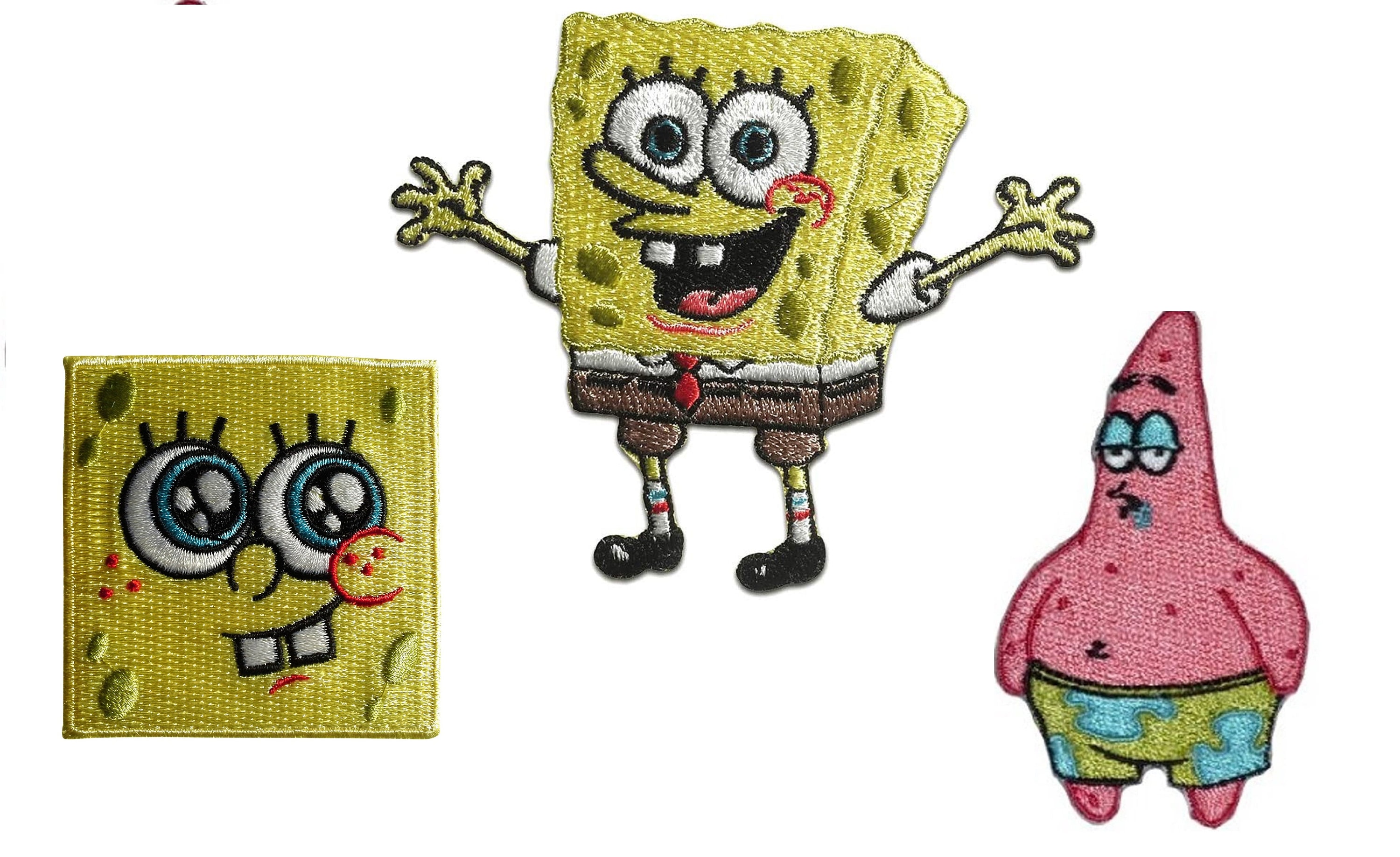 Mono Quick Bob Esponja o Patrick Appliques Imagen de | Etsy
