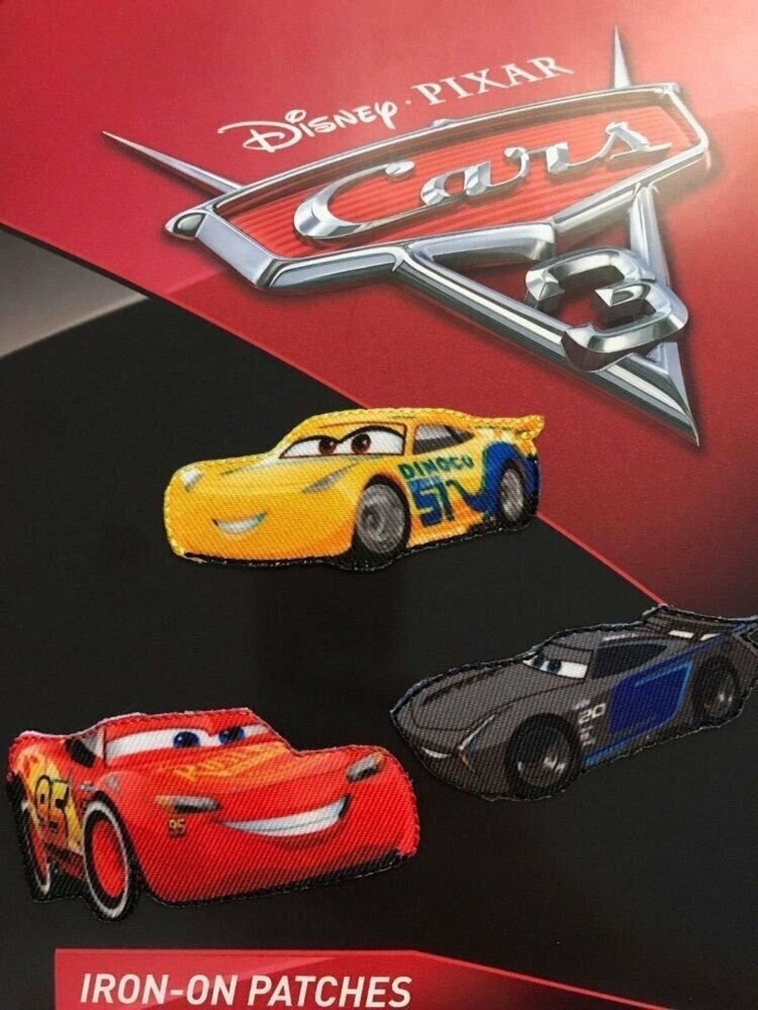 Disney Pixar Cars 3 Ironing Pictures - Patches - Patches, 3er SET Mc ...