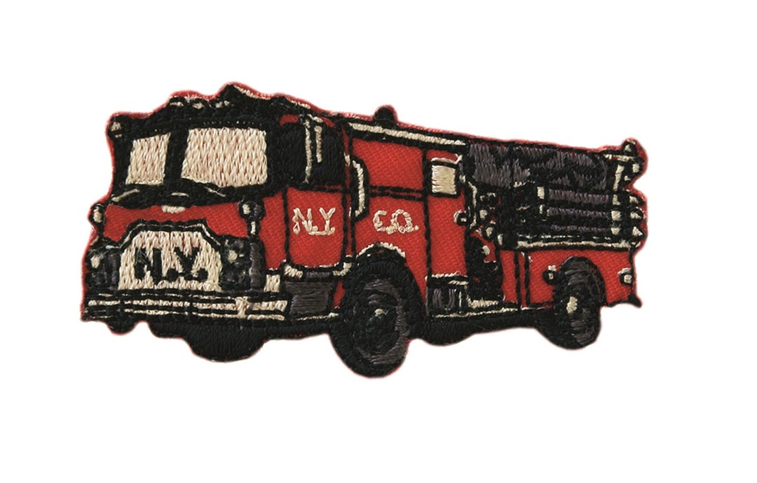 Mono Quick 04093 Fire Engine, Ironing Pattern, Patch, Approx. 6.5 X 3.5 Cm Fire Brigade - Etsy