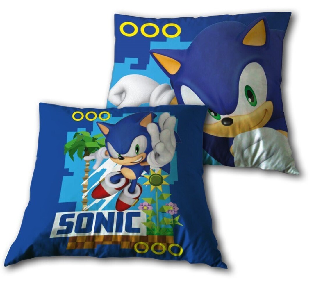 Sonic the Hedgehog Decorative Cushion Filled, 35 X 35 Cm, Cuddly ...