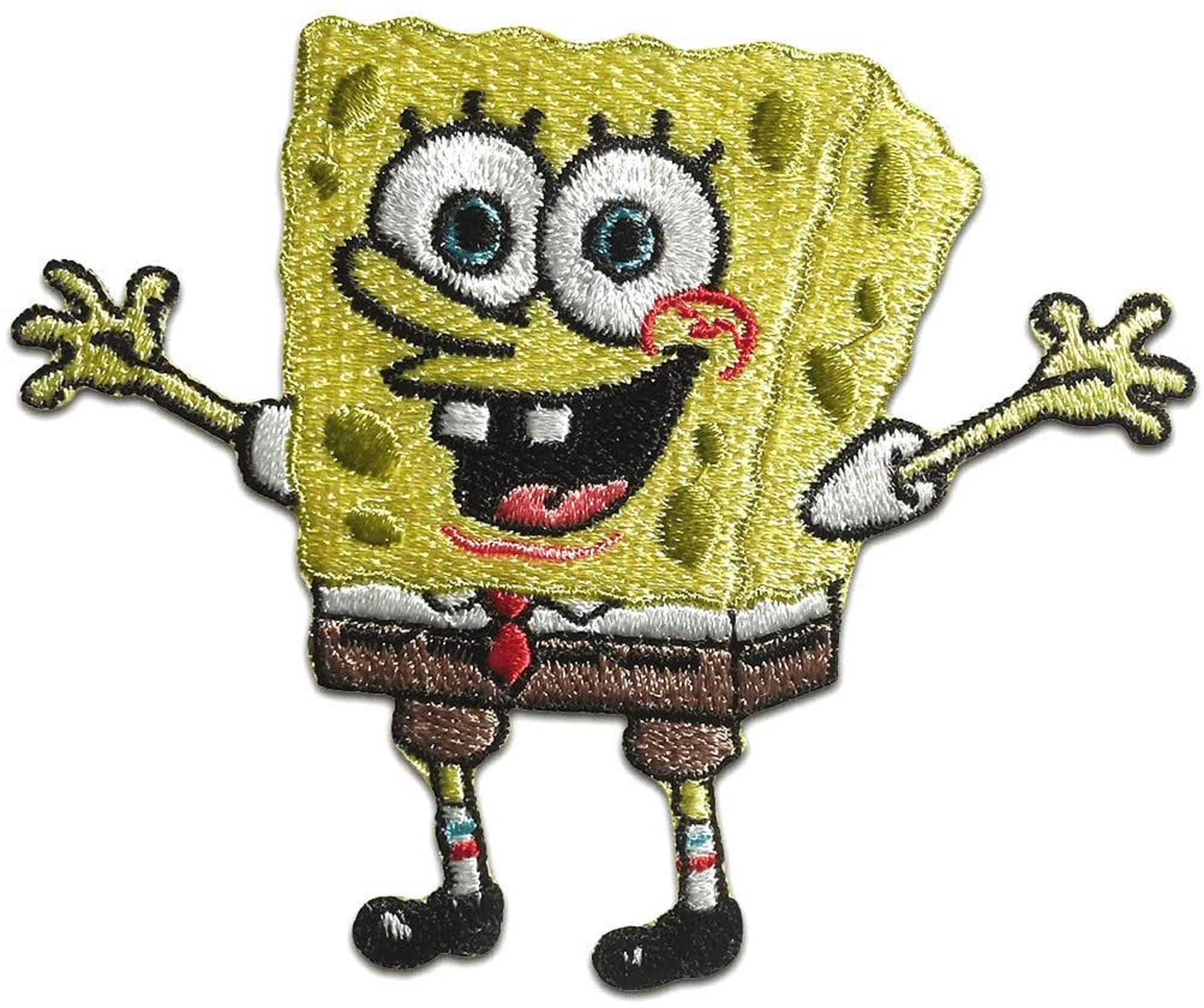 Mono Quick Spongebob or Patrick Appliqués, Iron-on Patches, Patches ...