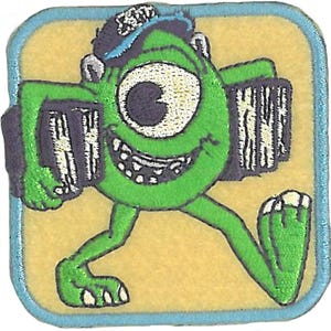 Monsters University Iron on Patches - Etsy