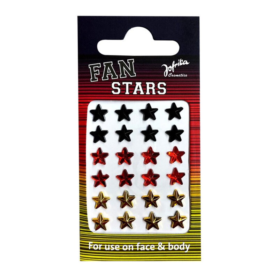 Jofrika Cosmetics 716865 - Fan Stars Skinjewels, Self-adhesive Stars in ...