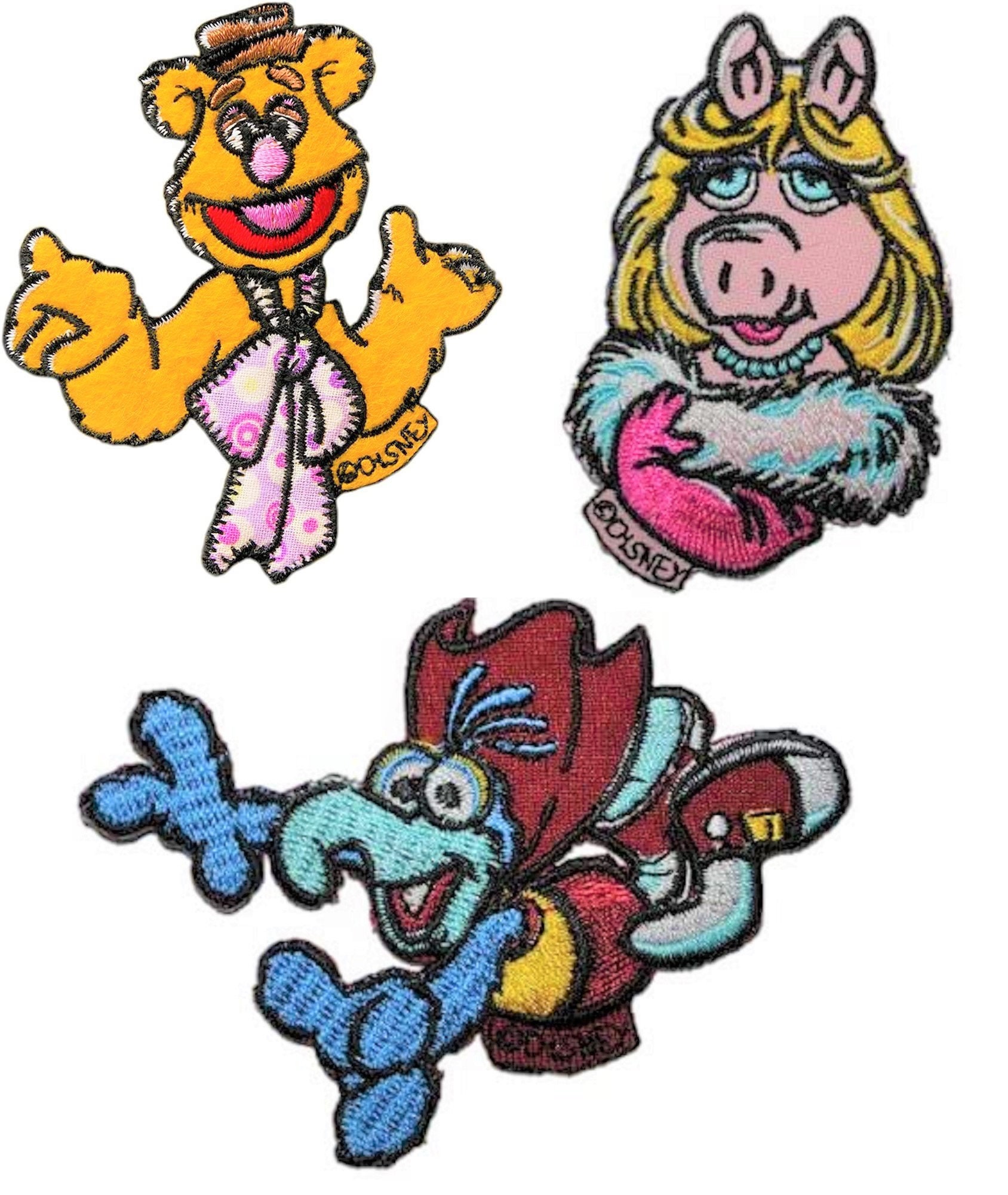 Mono Quick Muppets Applique Iron Inger Patch Gonzo Fozzy | Etsy