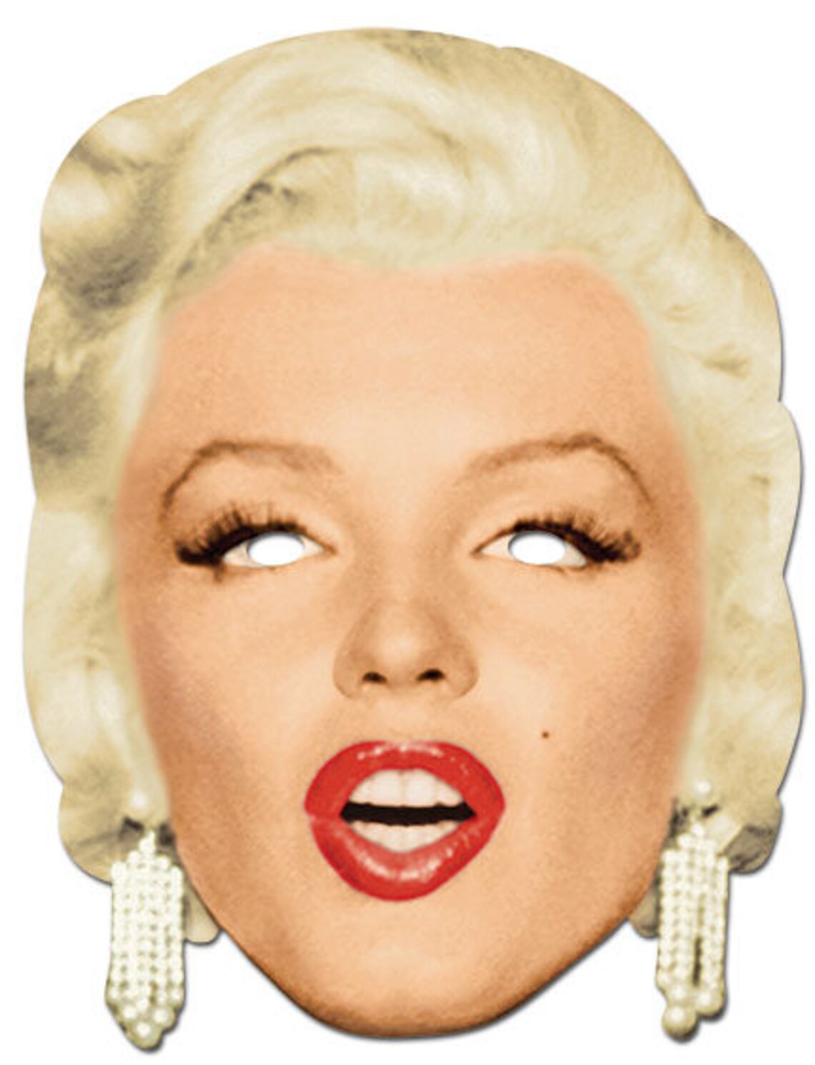 Rubies MMONR02 Marilyn Monroe Diamonds Card Mask Card Mask Face - Etsy