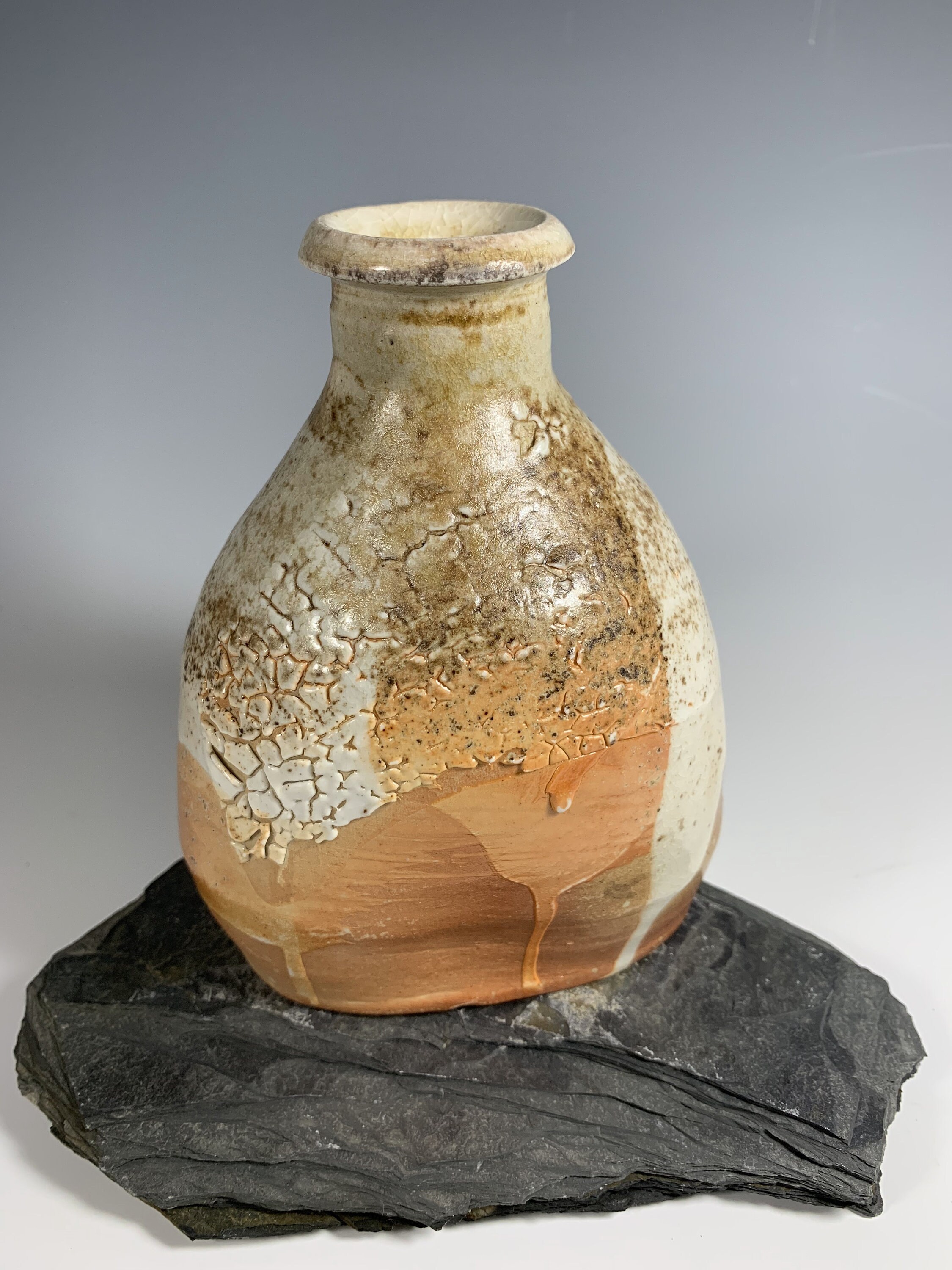 Woodfired Porcelain Flashing Slip Bottle - Etsy