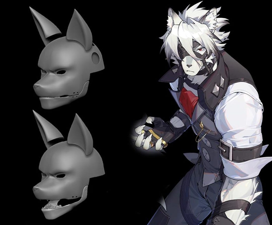 Von Lycaon Zenless Zone Zero Head Base 3D Digital Stl - Etsy