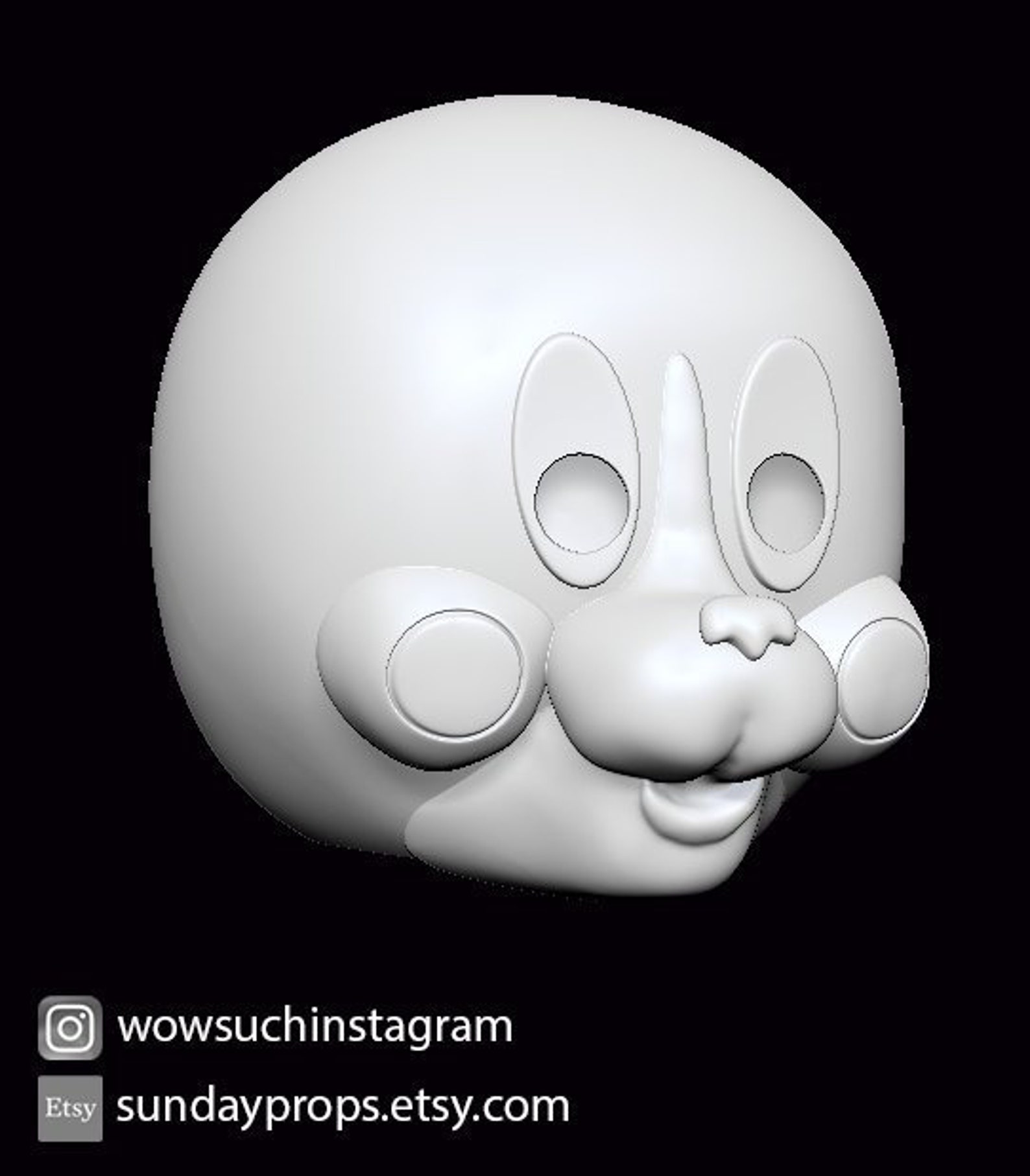 Umbrella Academy Cha Cha 3D Mask Model - Etsy