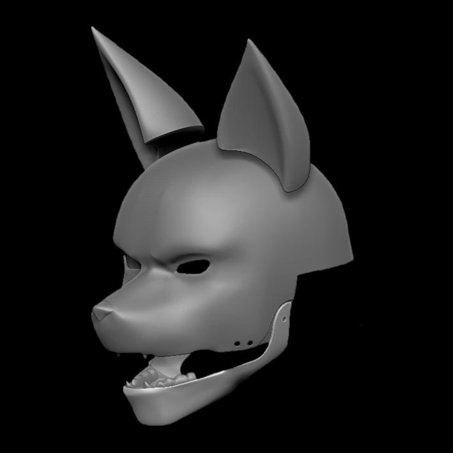 Von Lycaon Zenless Zone Zero Head Base 3D Digital Stl - Etsy
