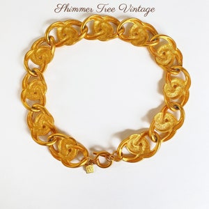 Bold ANNE KLEIN Infinity Love Knot Collar Necklace With Iconic Lion ...