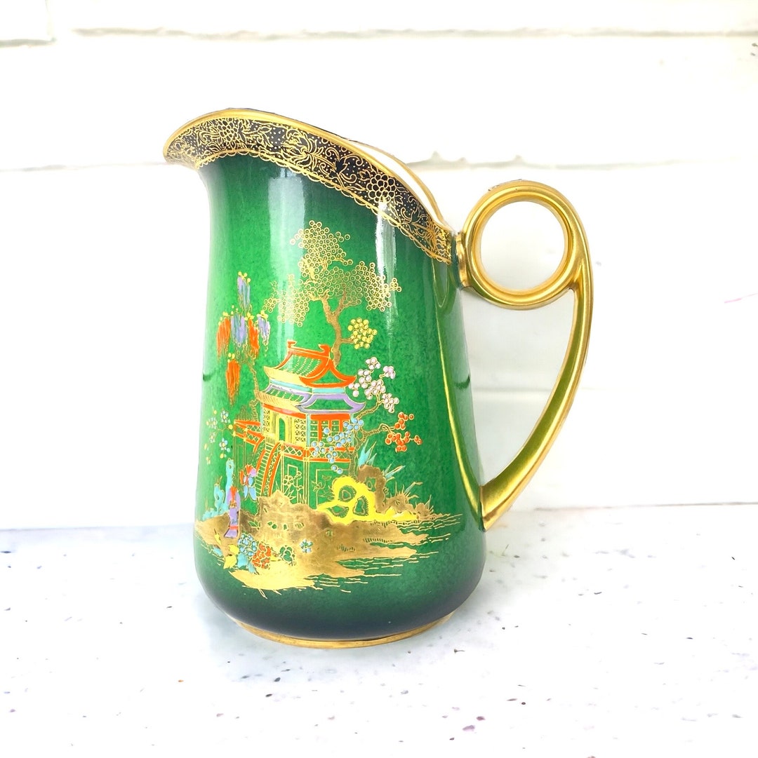 Vintage Carlton Ware 'vert Royale' Chinoiserie Jug - Etsy