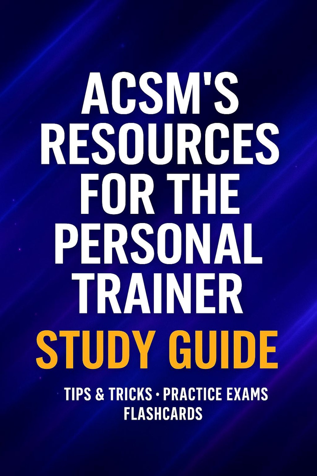 ACSM CPT Exam Study Bundle – Full 2024 Study Guide, Flashcards ...