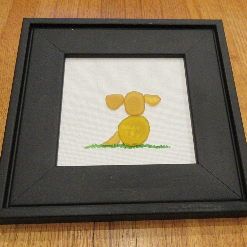 Pebble Art Dogs - Etsy