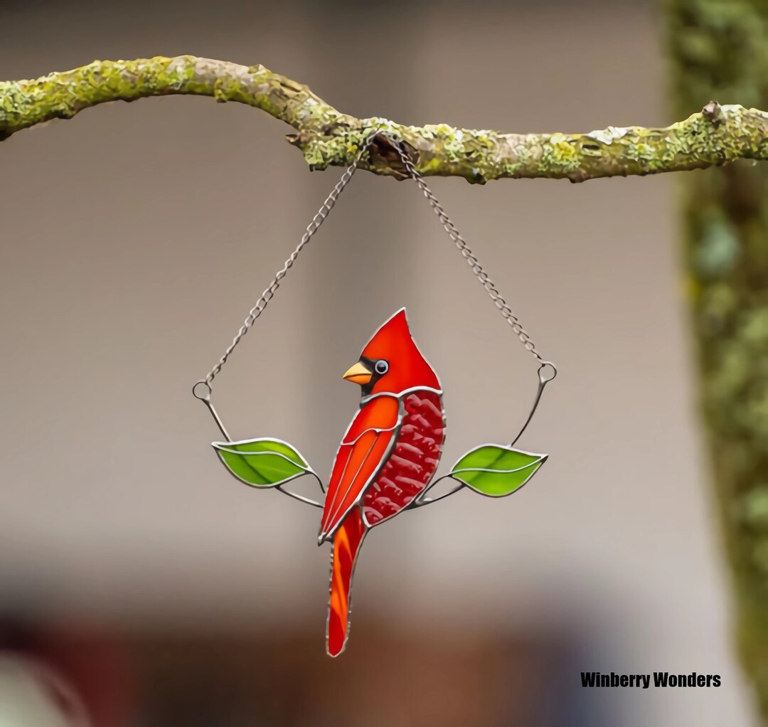 Sun Catcher Glass Birds Wall Window Hangings Unique Gifts for Bird ...