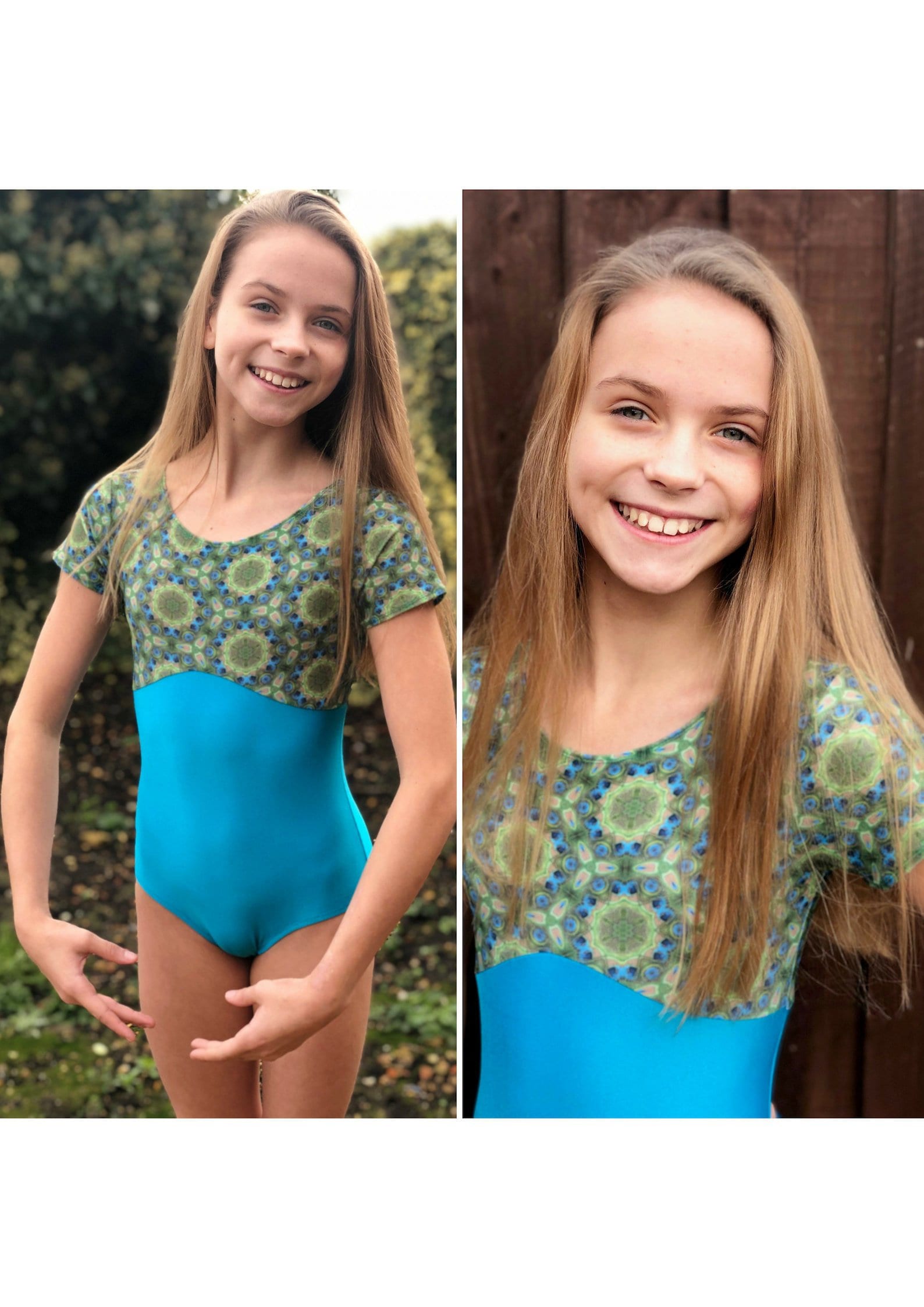 Girl Leotard Stock