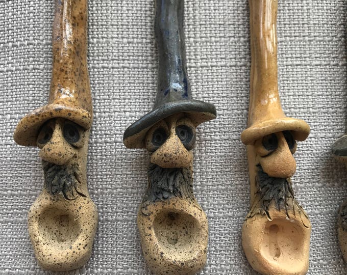 Handmade Clay Smoking Pipe - Etsy