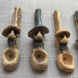 Handmade Clay Smoking Pipe - Etsy