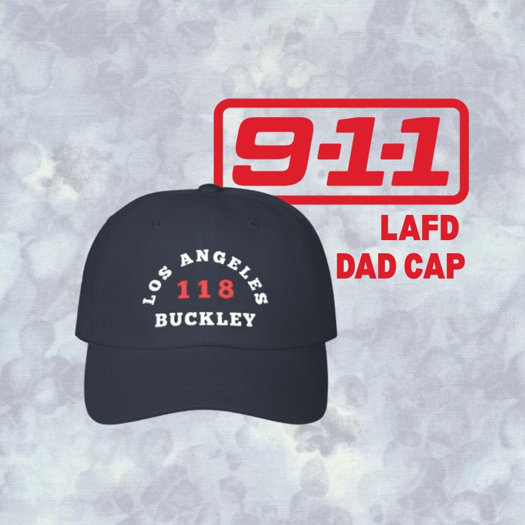 9-1-1 TV Show LAFD Dad Cap/baseball Cap - Evan Buckley, Eddie Diaz ...