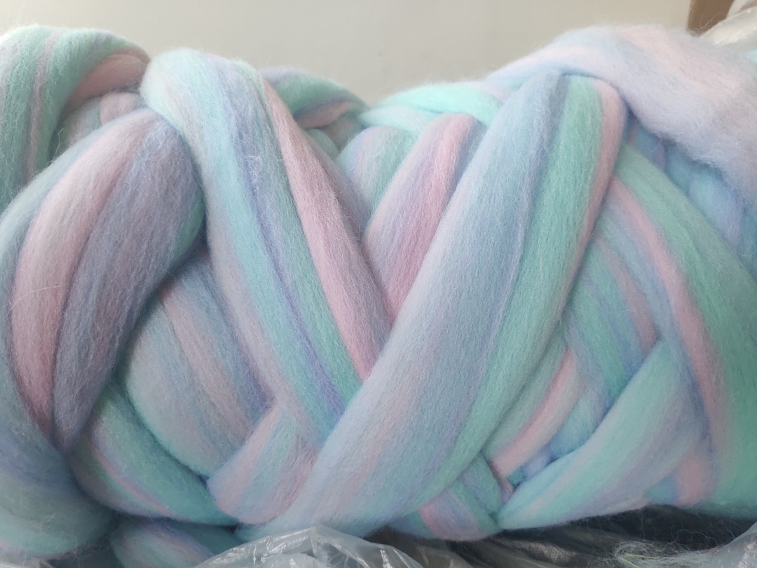 Merino Mixed Wool Roving /for Spinning and Felting / Hand Dyed Wool ...