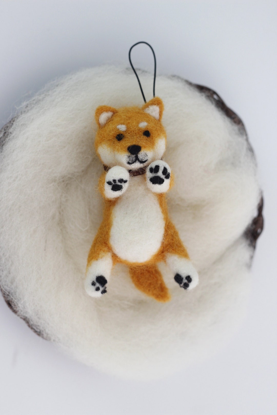 Shiba Inu Dog Needle Felting Kit They Are Friends 4 Inch DIY Craft Kit ...