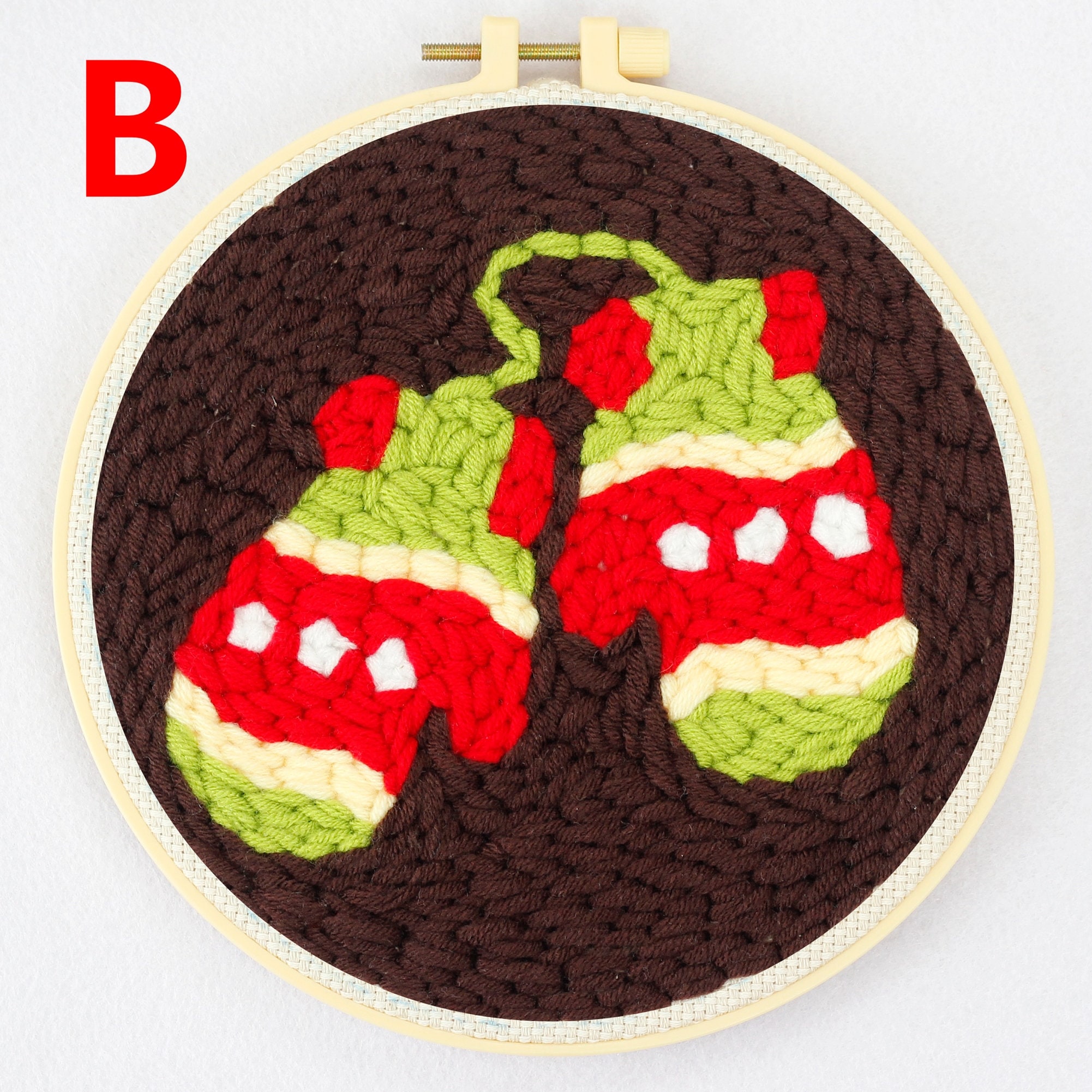 Christmas Punch Needle Kit Santa Claus Punch Needle Kit | Etsy