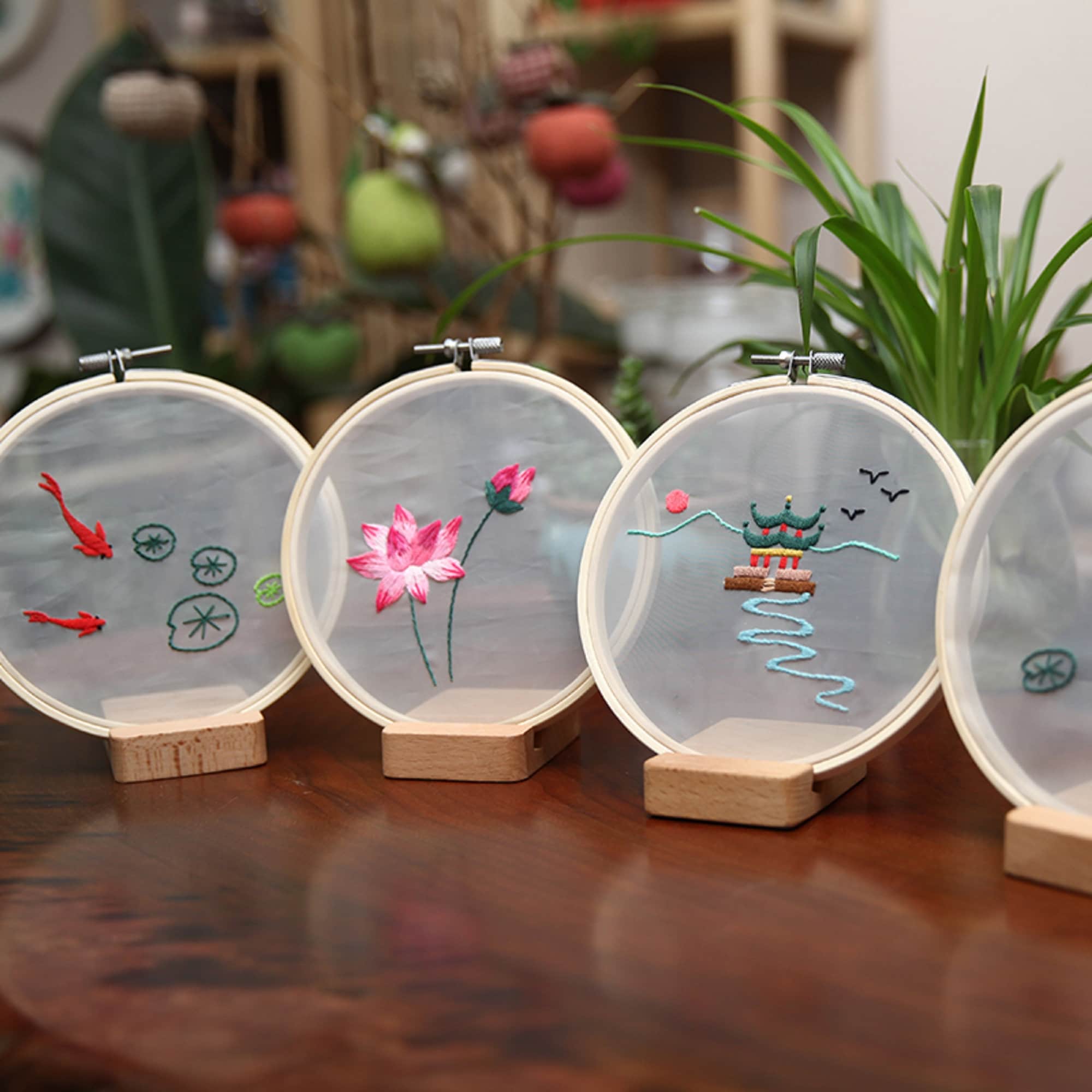 Minimalist Transparent Embroidery Kit Easter Day Gift - Etsy