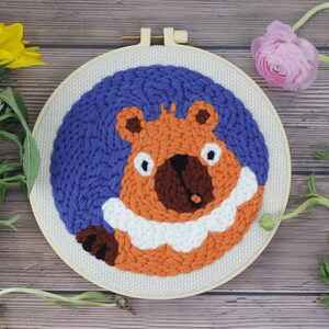 Animal Punch Needle Kit |craft Kit |beginner Punch Needle Kit | Punch ...