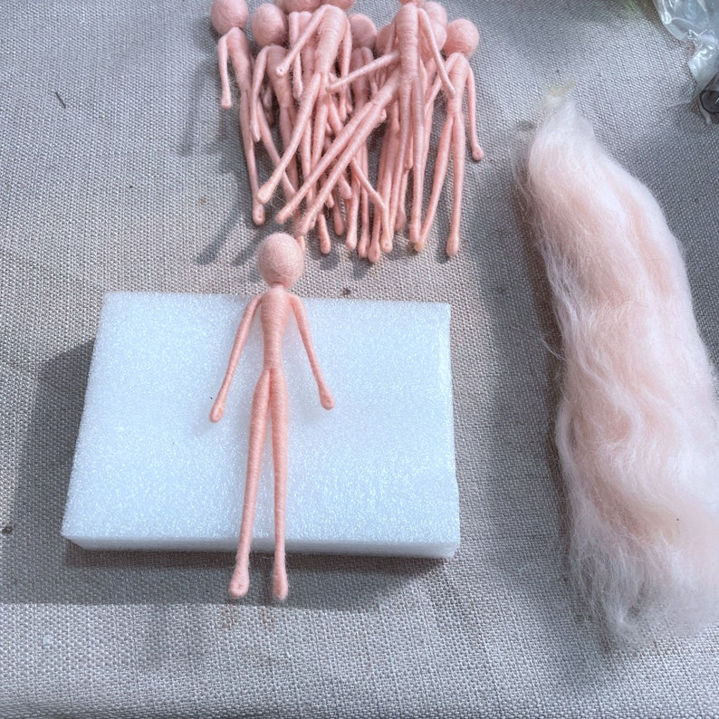 Needle Felted Skeleton, Friendly for Beginner, Save Time for Designer ...