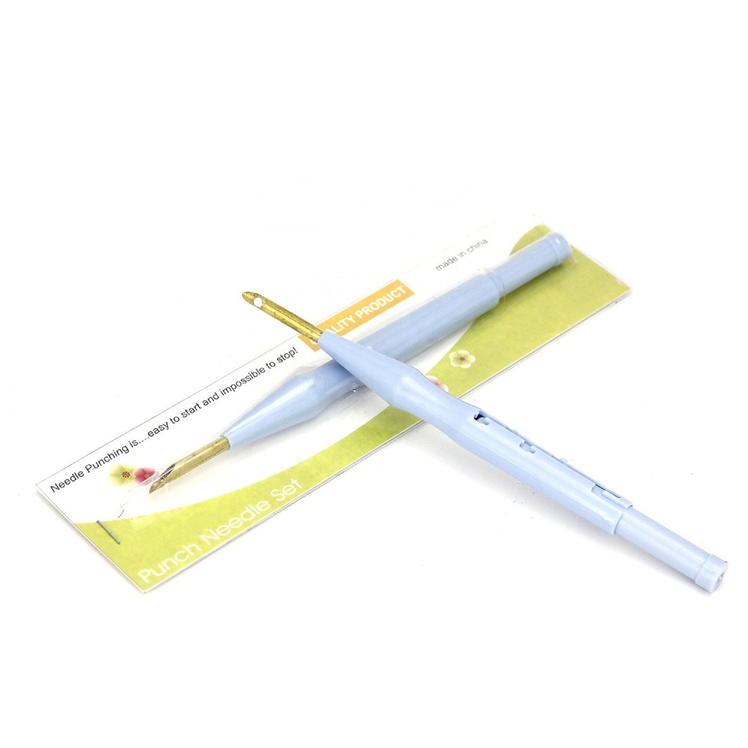 Adjustable Punch Needle Pen 4 Slots Modes Plastic Knitting Needles ...