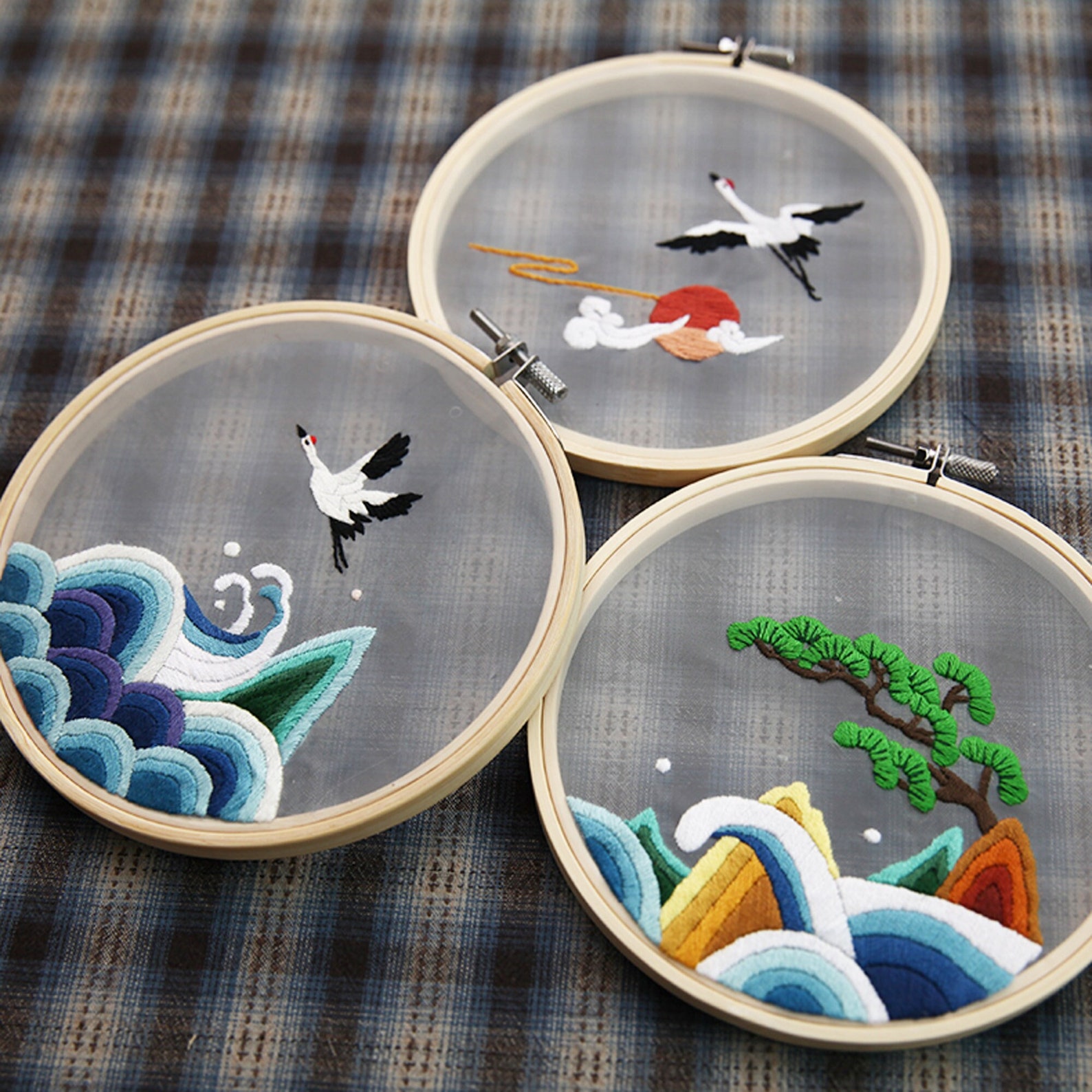 Minimalist Transparent Embroidery Kit Easter Day Gift - Etsy