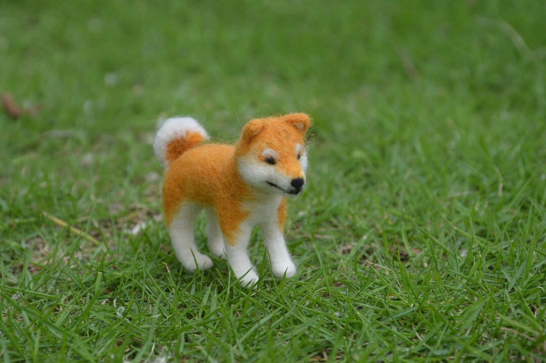 Shiba Inu Dog Needle Felting Kit for Beginners - DIY Craft Kit for ...
