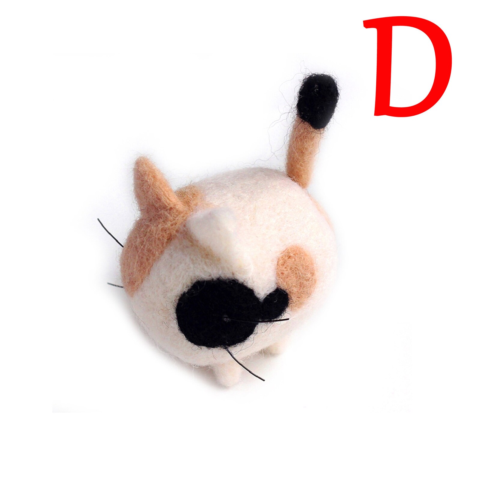 Faceless Cat Needle Felting Kit for Beginners | Etsy