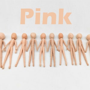 10 Pieces Pink Skin Tone Needle Felted Skeleton, Friendly for Beginner ...